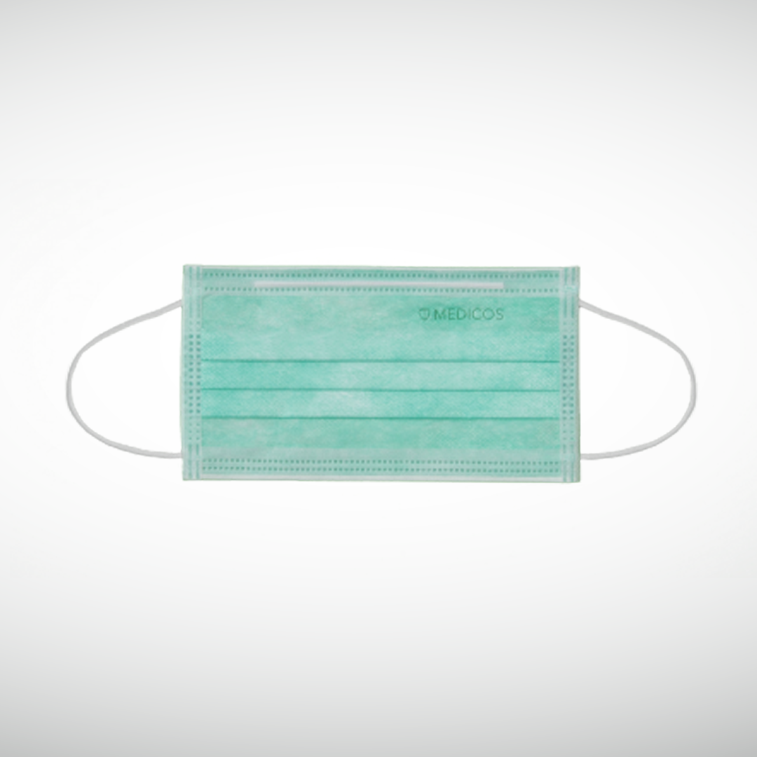 3 ply Children Sub Micron Surgical Mask (Green) – MEDICOS Official Store