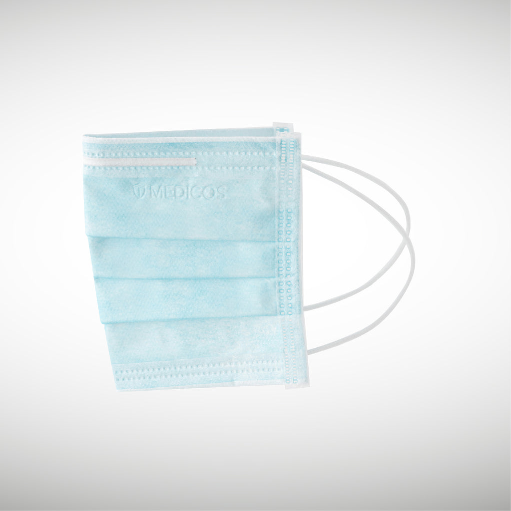 3-Ply Sub Micron Surgical Face Mask (Glacier Blue) – MEDICOS Official Store