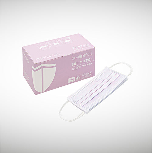 Ultra Soft 4-Ply Sub Micron Surgical Face Mask (Cotton Candy) – MEDICOS ...
